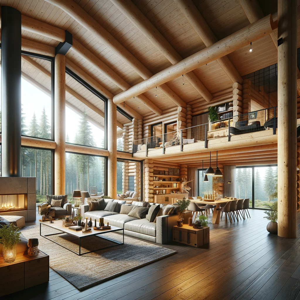 Waldnahe Blockhäuser - Projekt Eden